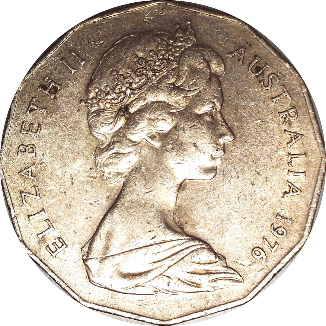 1976 Australian 50c Coin - Townsville Coins