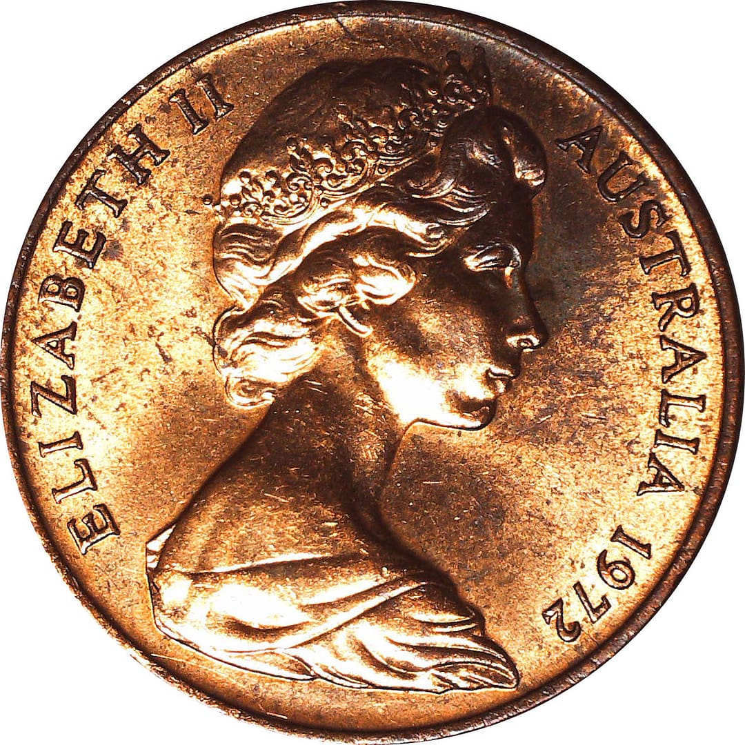 1972 Australian 2 Cents - Townsville Coins